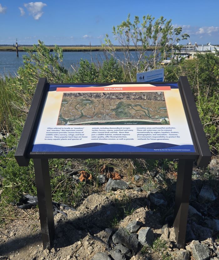 Educational Signage Enhances TI Park in Sea Isle City