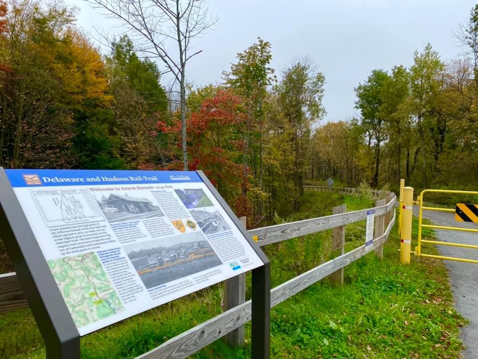 Low-Maintenance Trail Sign for Rail-Trail | Pannier Graphics